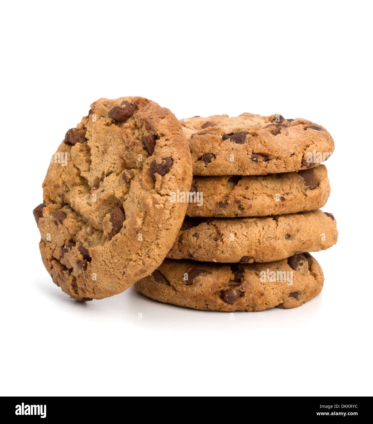 Chocolate homemade pastry cookies isolated on white background Stock ...