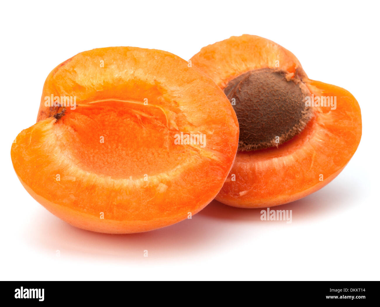Ripe apricot fruit isolated on white background Stock Photo - Alamy