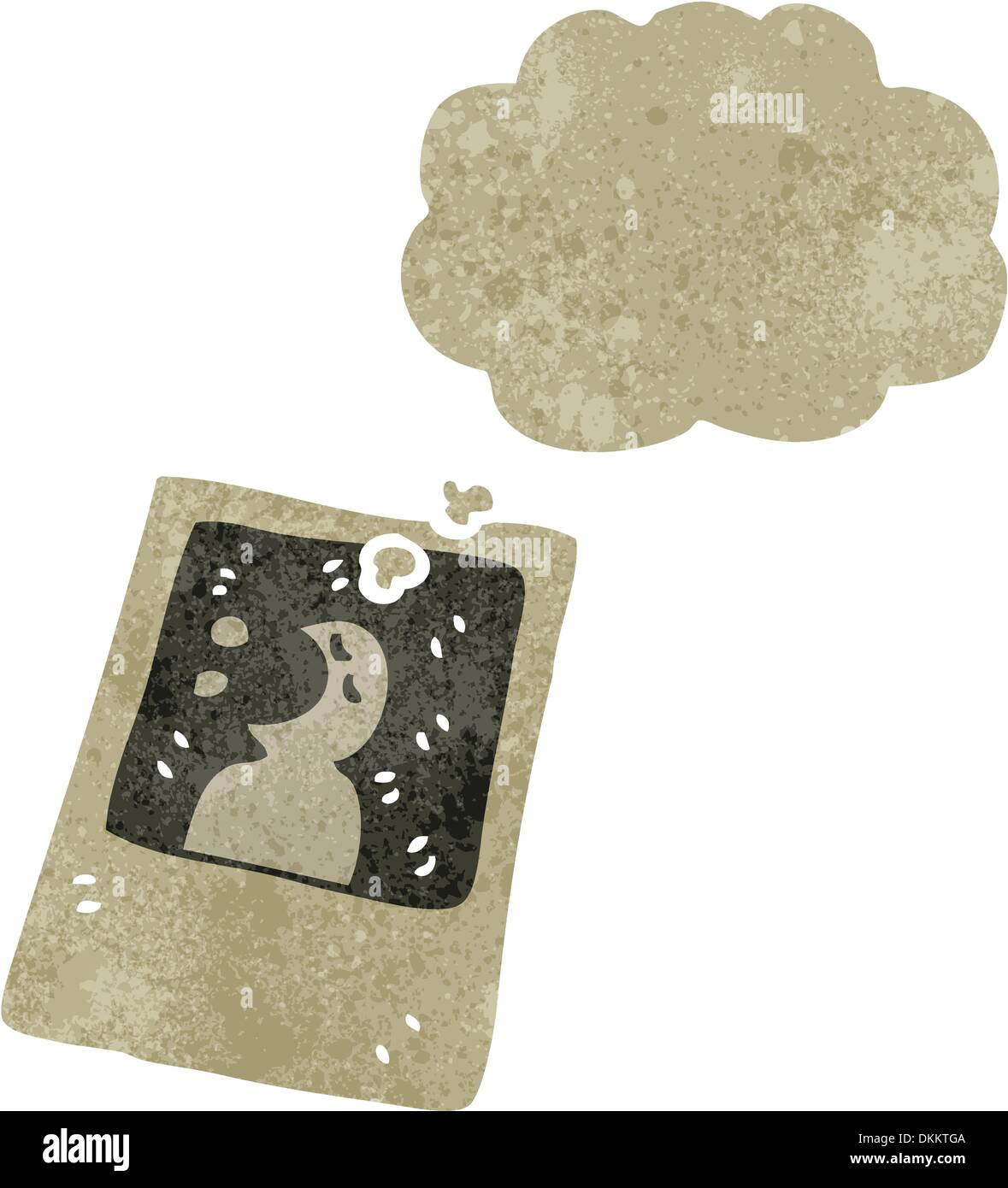 Retro cartoon with texture. Isolated on White Stock Vector Image & Art ...