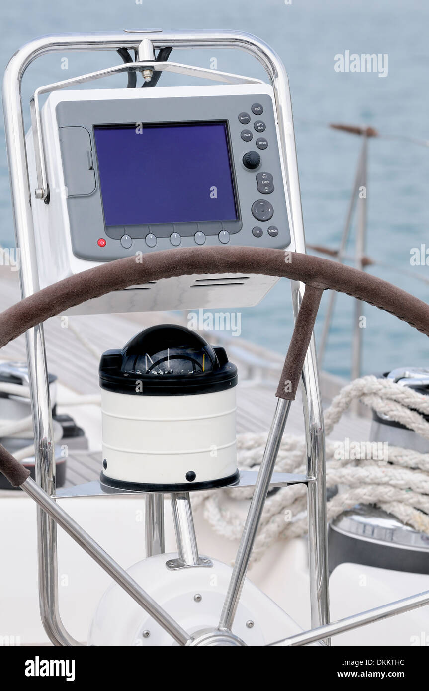 Boat compass hi-res stock photography and images - Alamy