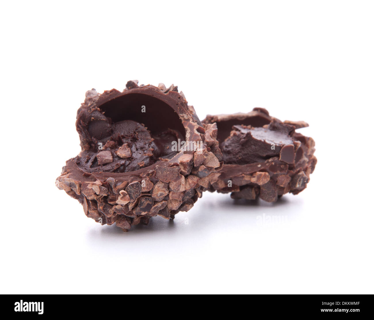 Chocolate candy isolated on white background cutout Stock Photo - Alamy