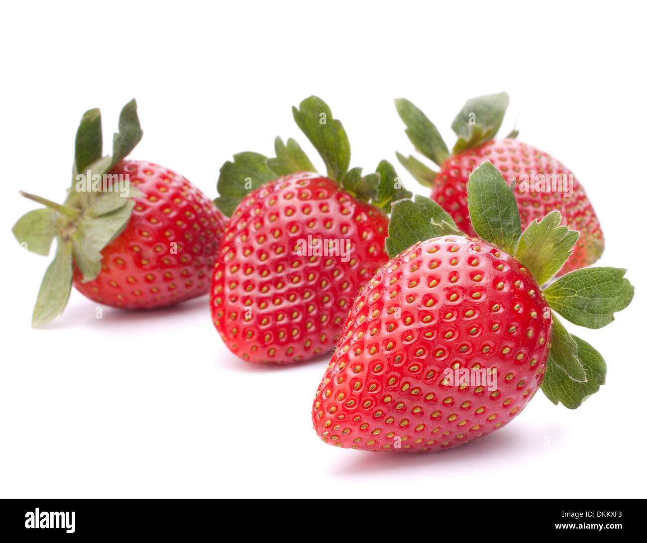 Strawberry isolated on white background cutout Stock Photo - Alamy