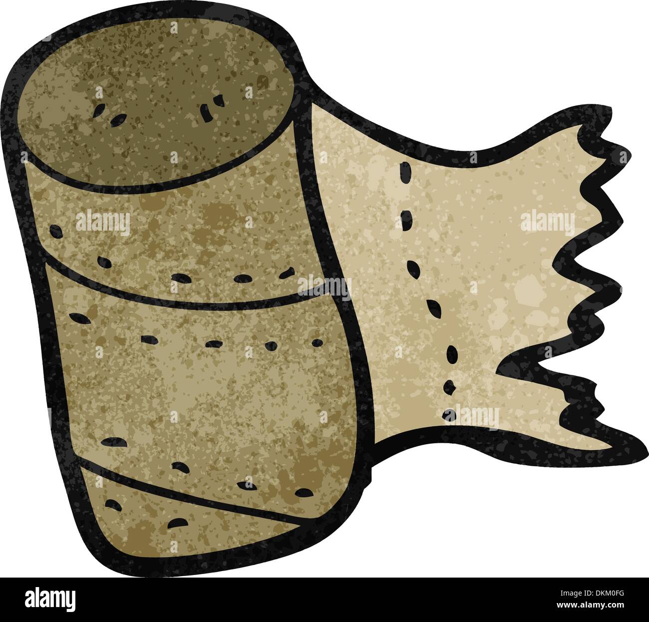 Retro cartoon with texture. Isolated on White Stock Vector Image & Art ...