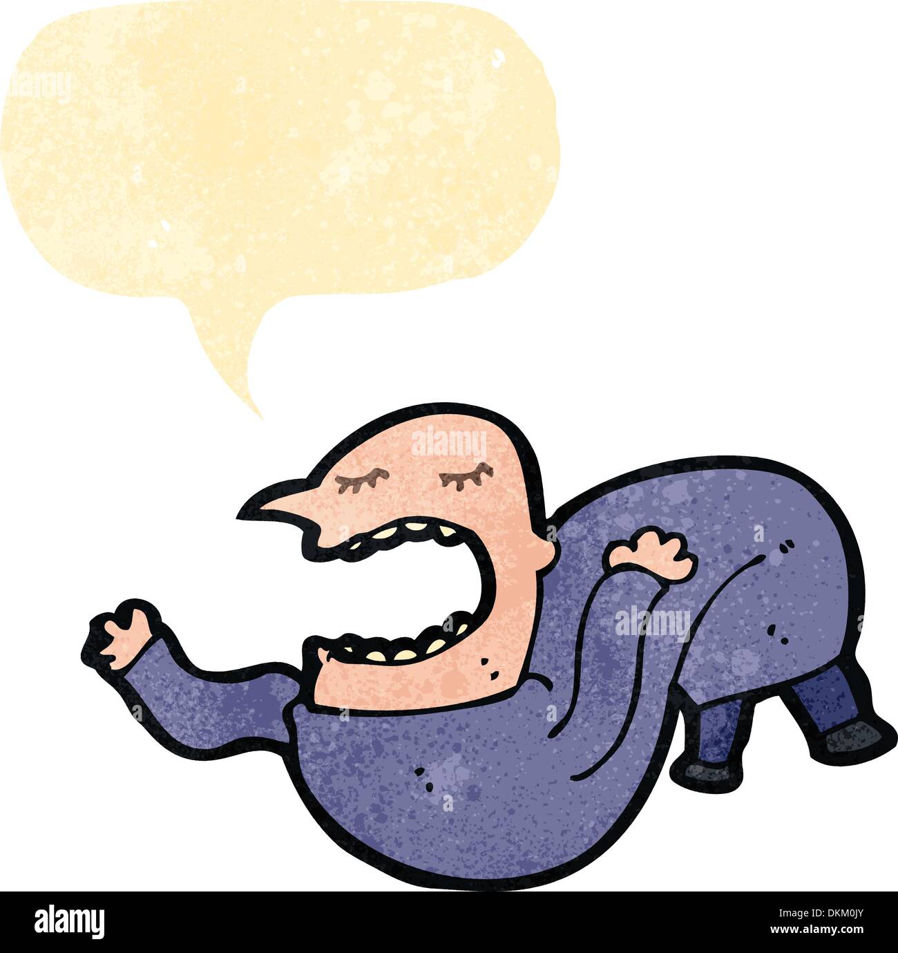 Retro cartoon with texture. Isolated on White Stock Vector Image & Art ...