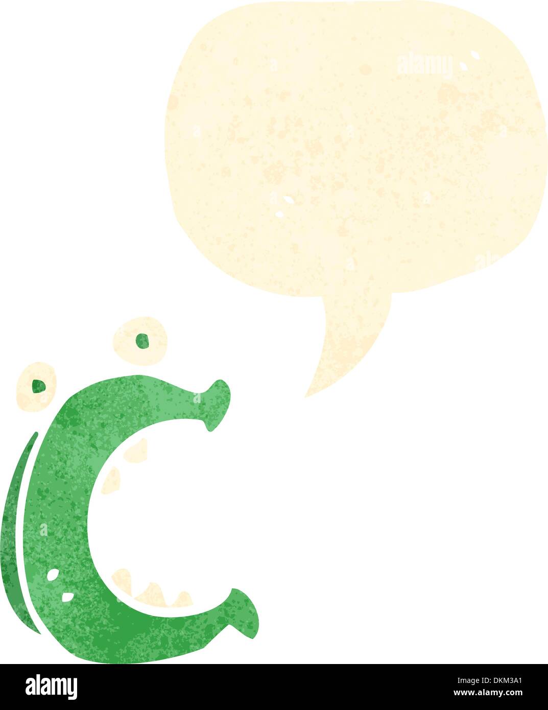 Retro cartoon with texture. Isolated on White Stock Vector Image & Art ...