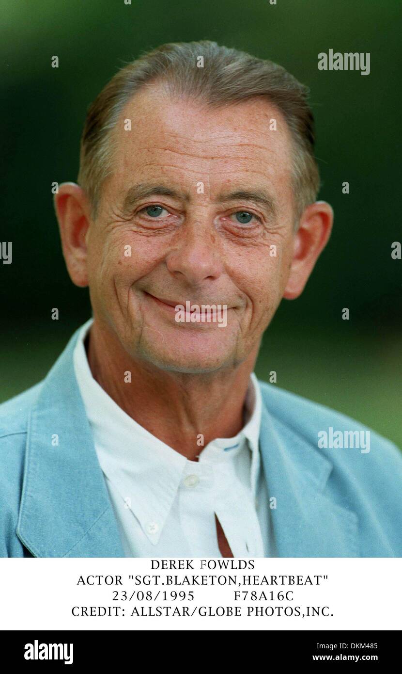 Aug. 23, 1995 - DEREK FOWLDS.ACTOR ''SGT.BLAKETON,HEARTBEAT''.23/08 ...