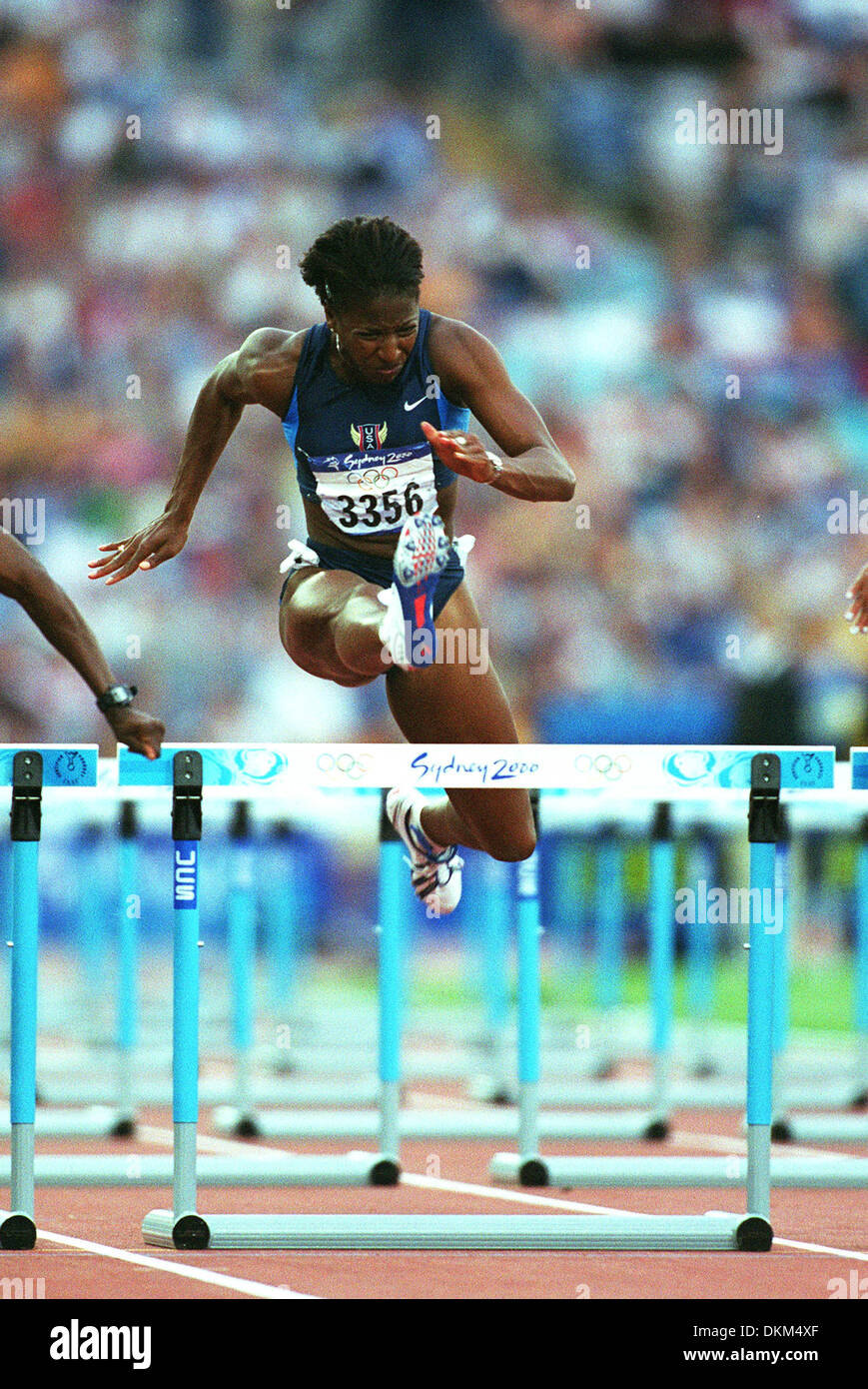 SHARON COUCH.100 METRE HURDLES, SYDNEY.Y, AUSTRALIA.OLYMPIC STADIUM ...