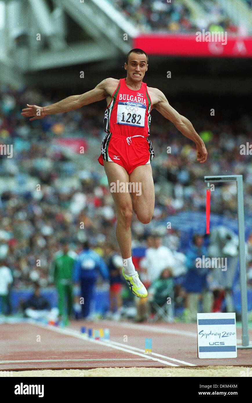 PETAR DACHEV.LONG JUMP, SYDNEY OLYMPICS.Y, AUSTRALIA.OLYMPIC STADIUM ...