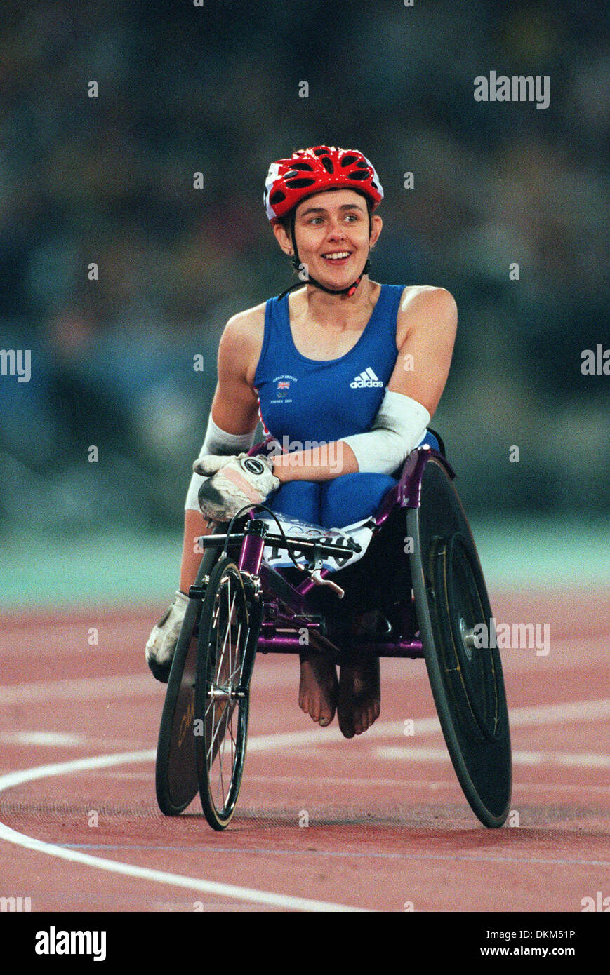 TANNI GREY-THOPMSON.800 METRES WHEELCHAIR, SYDNEY.Y, AUSTRALIA.OLYMPIC ...