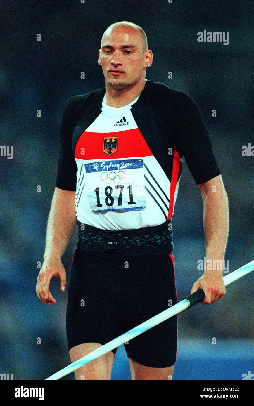 RAYMOND HECHT.JAVELIN, SYDNEY OLYMPICS.Y, AUSTRALIA.OLYMPIC STADIUM ...