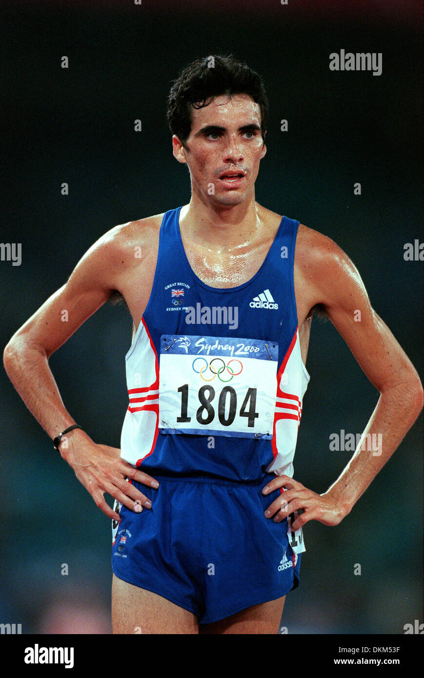 ANDRES JONES.10000 METRES, SYDNEY OLYMPICS.Y, AUSTRALIA.OLYMPIC STADIUM ...