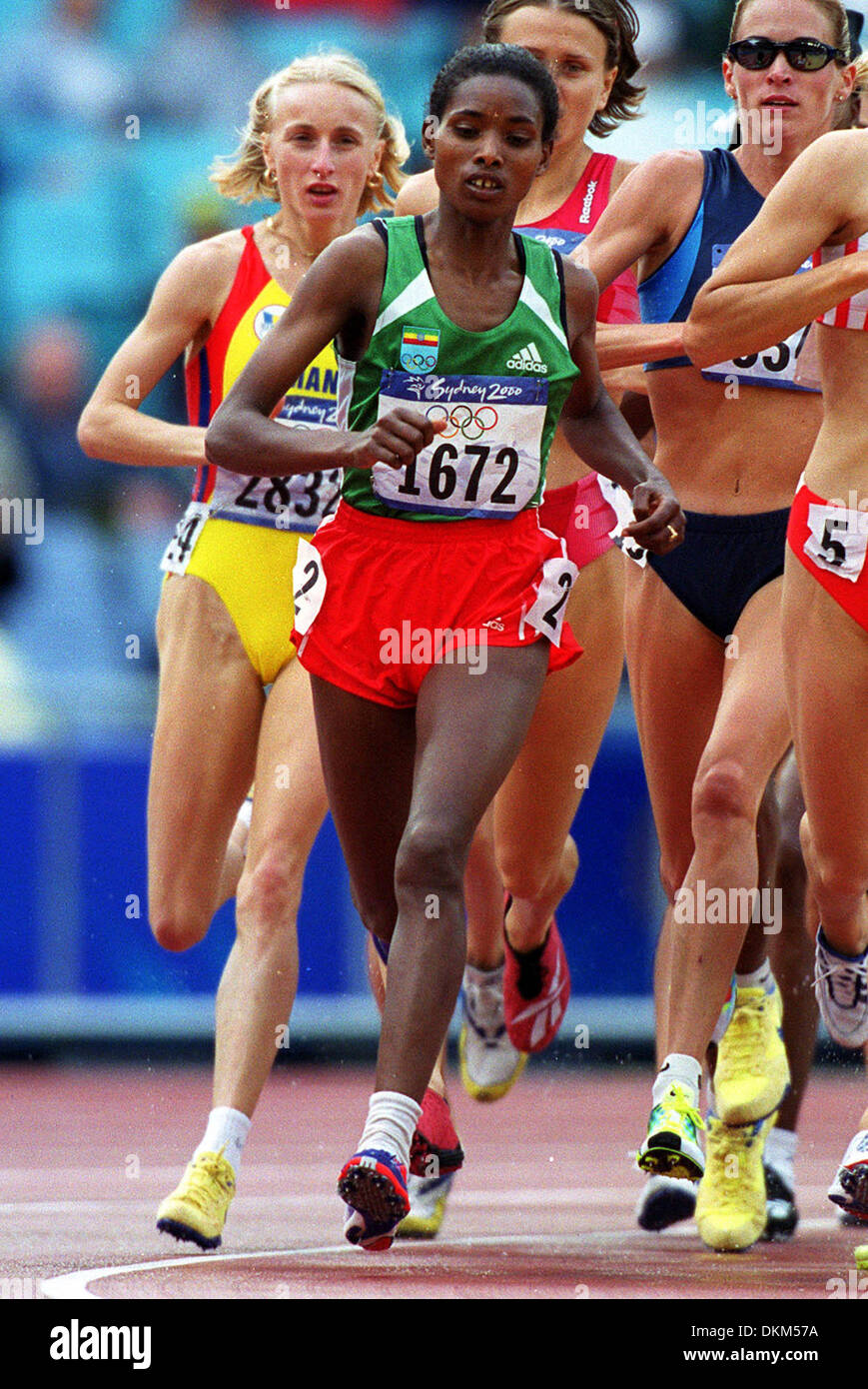 ABEBECH NEGUSSIE.1500 METRES, SYDNEY OLYMPICS.Y, AUSTRALIA.OLYMPIC ...