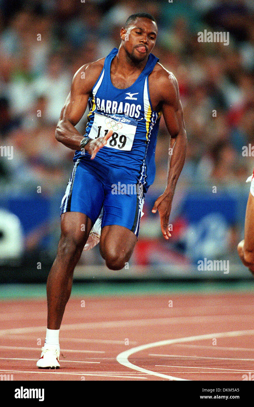 OBADELE THOMPSON.200 METRES, SYDNEY OLYMPICS.Y, AUSTRALIA.OLYMPIC ...