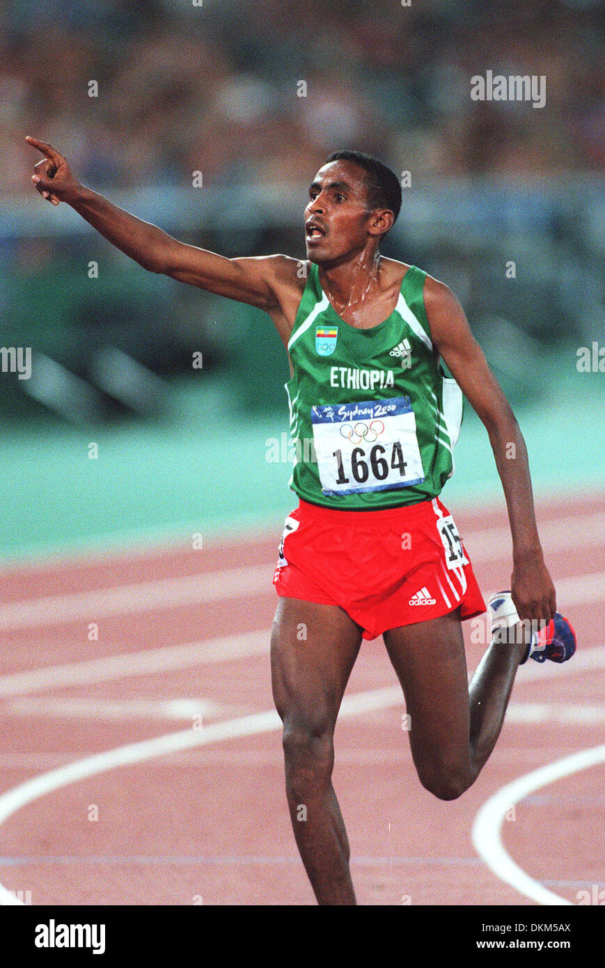 MILLON WOLDE.5000 METRES, SYDNEY OLYMPICS.Y, AUSTRALIA.OLYMPIC STADIUM ...