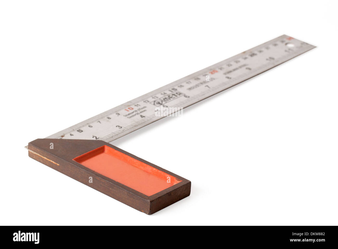 Metal angle on a white background Stock Photo - Alamy