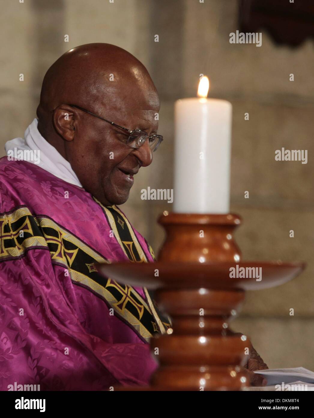 Cape Town South Africa Archbishop Emeritus Desmond Tutu Leads A