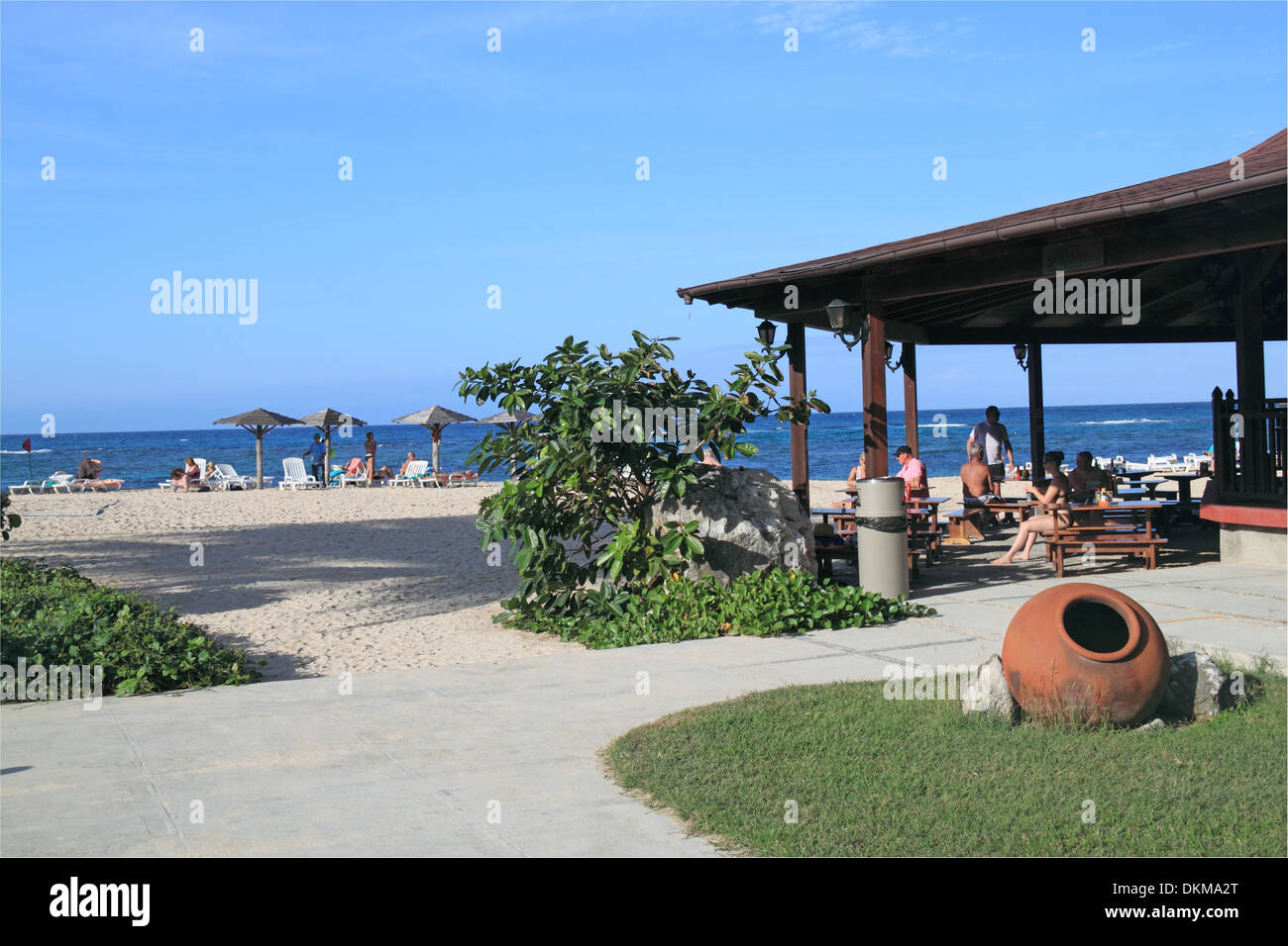 Ranchón Bar at Arroyo Bermejo beach, Breezes resort, Playa Jibacoa ...