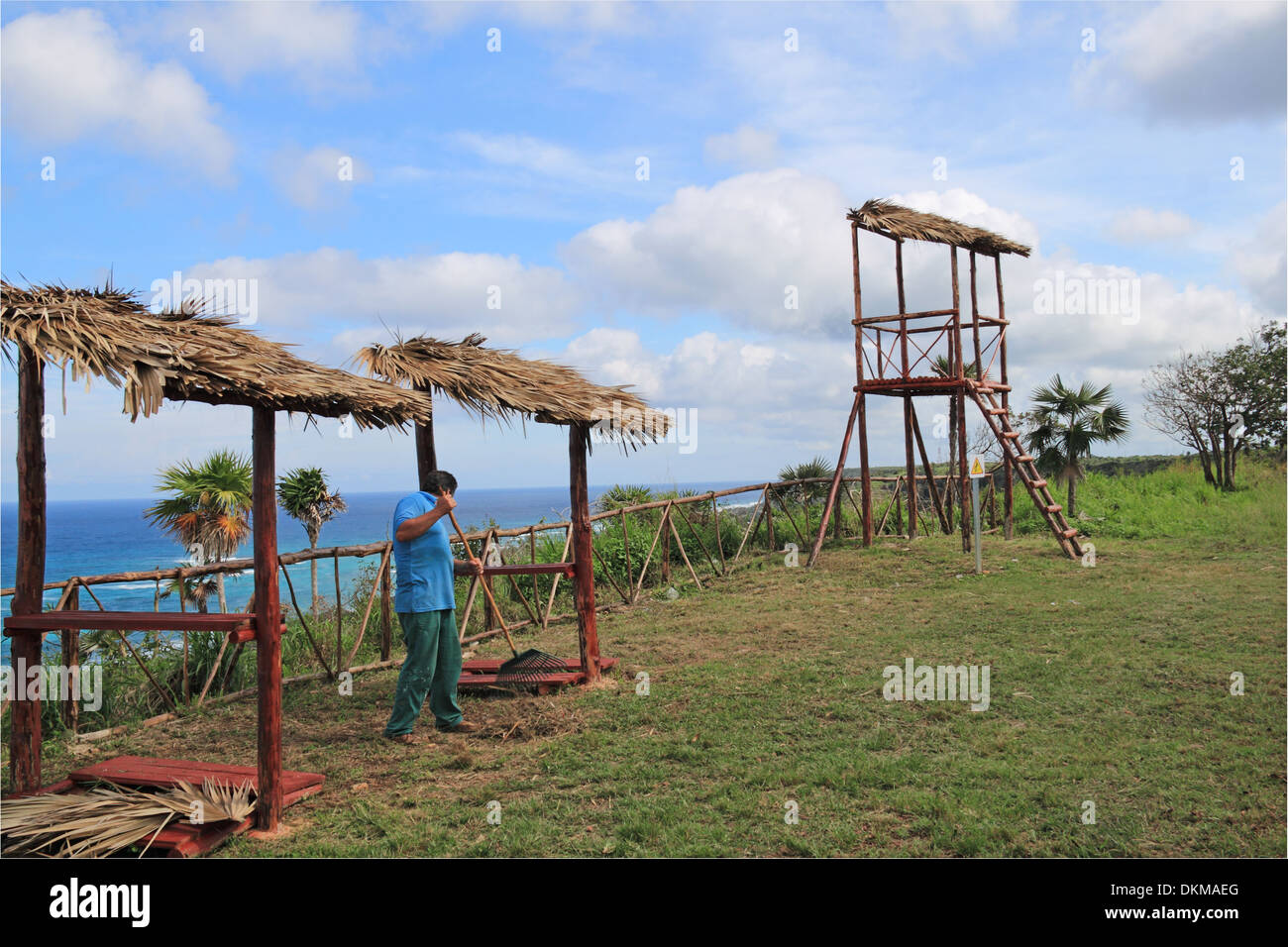 Mirador Amanecer overlooking Playa Jibacoa, Mayabeque province, Cuba ...