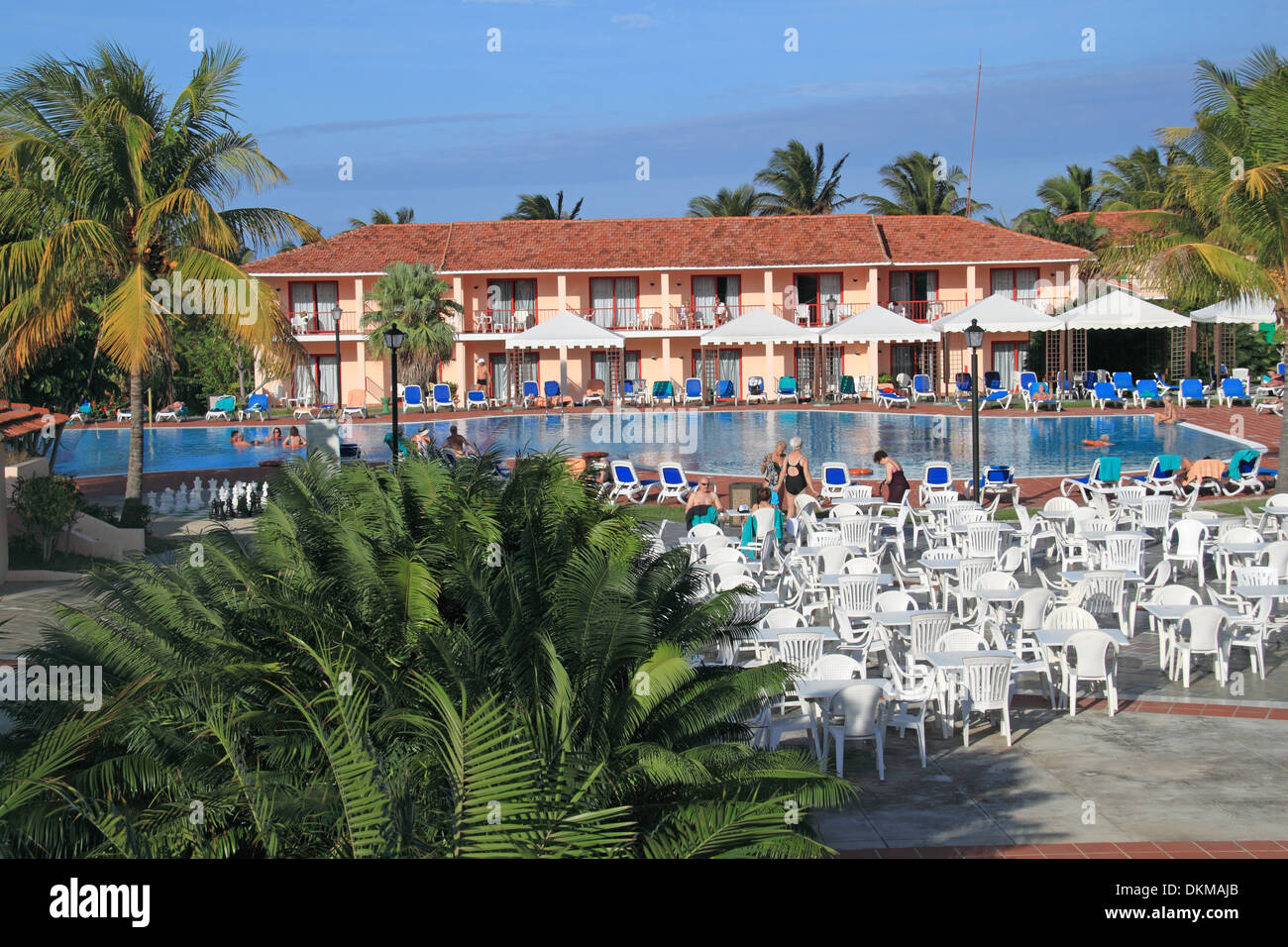 Swimming pool at Breezes resort, Playa Jibacoa, Mayabeque province ...