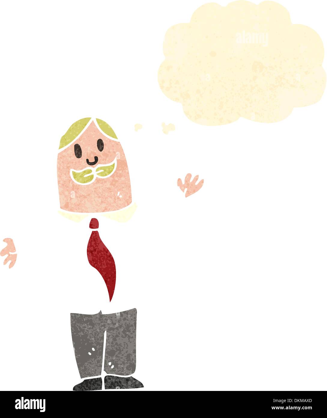 Retro cartoon with texture. Isolated on White Stock Vector Image & Art ...