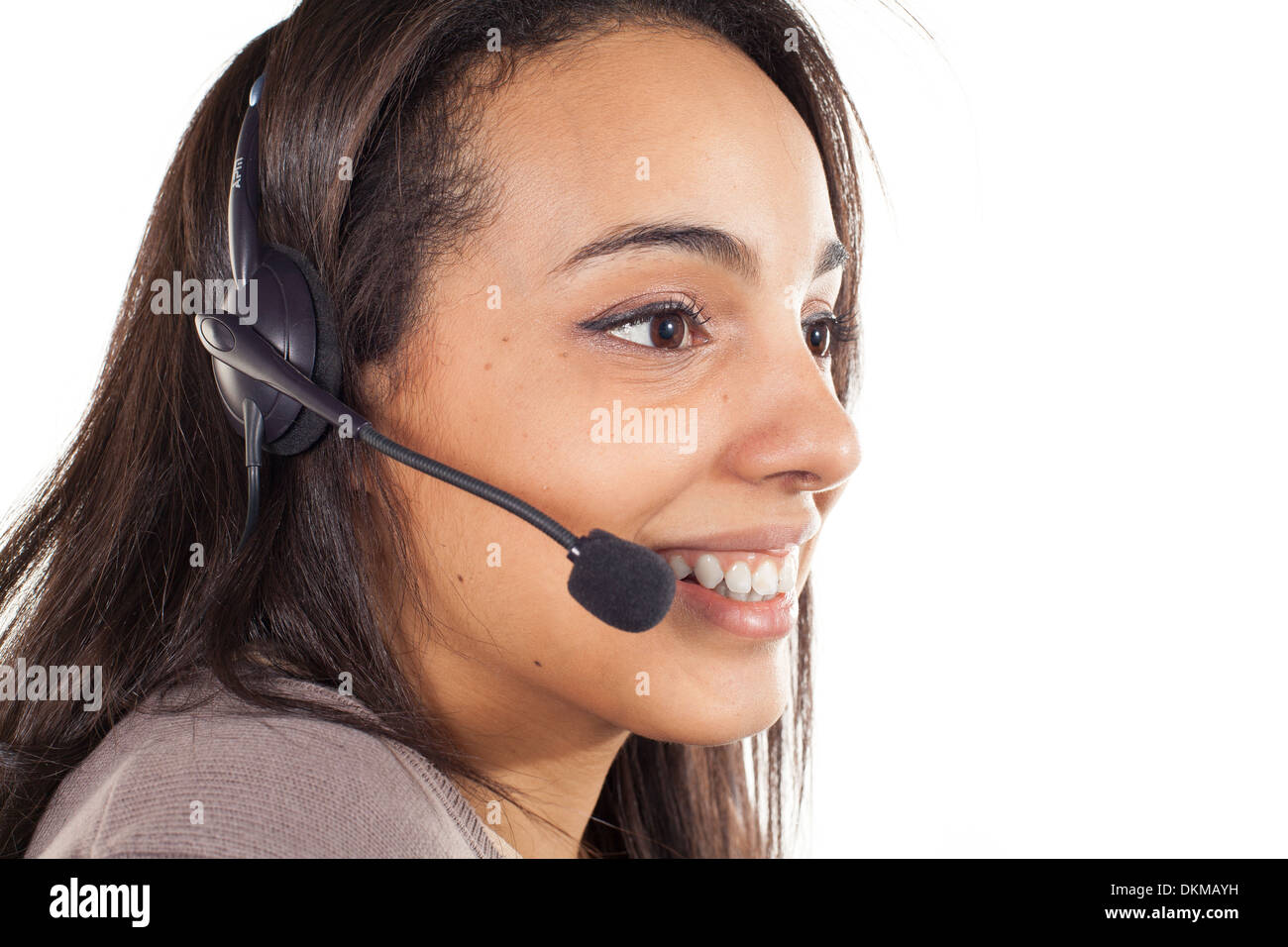 Portrait black customer support hi-res stock photography and images - Alamy