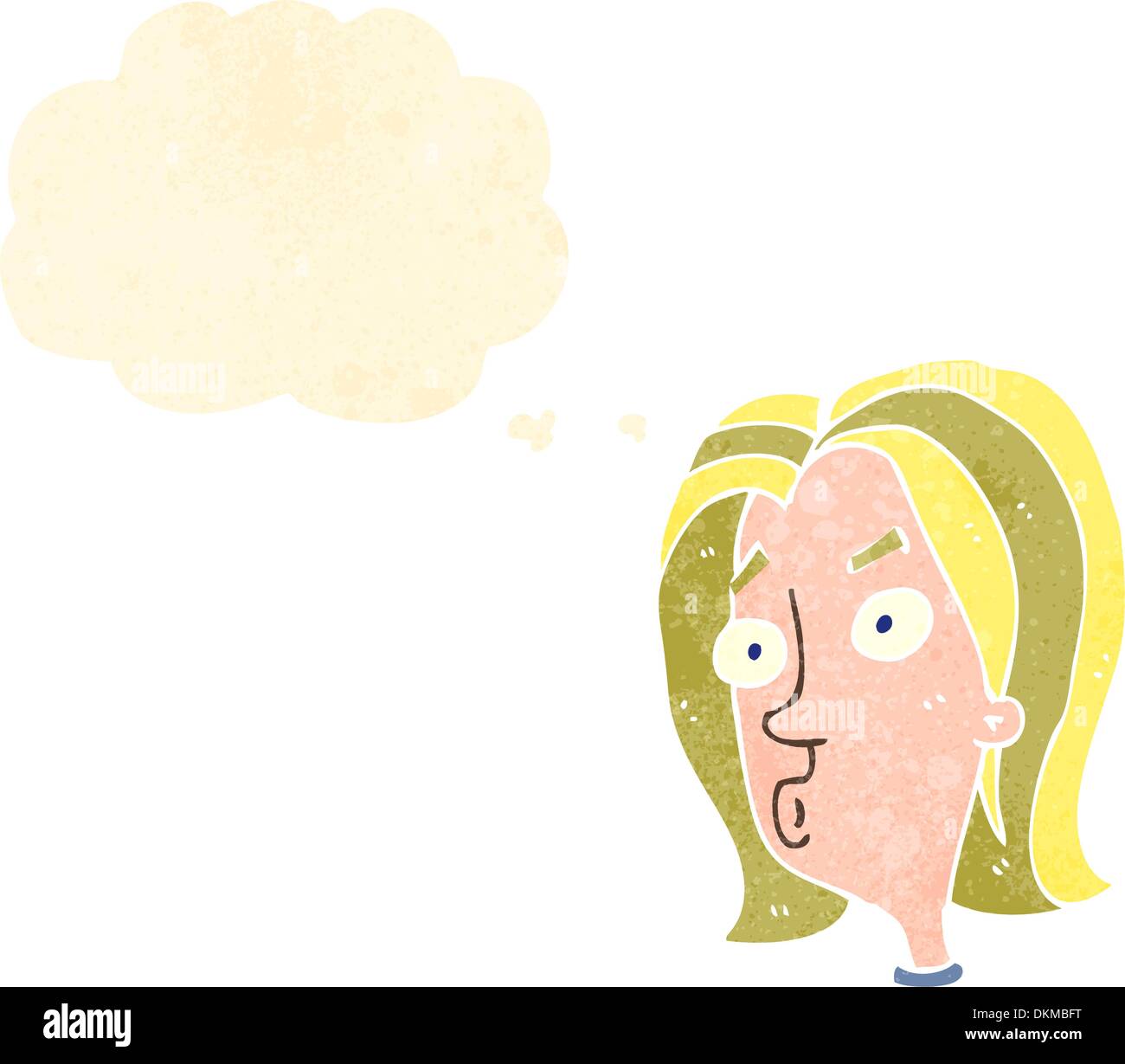 Retro cartoon with texture. Isolated on White Stock Vector Image & Art ...