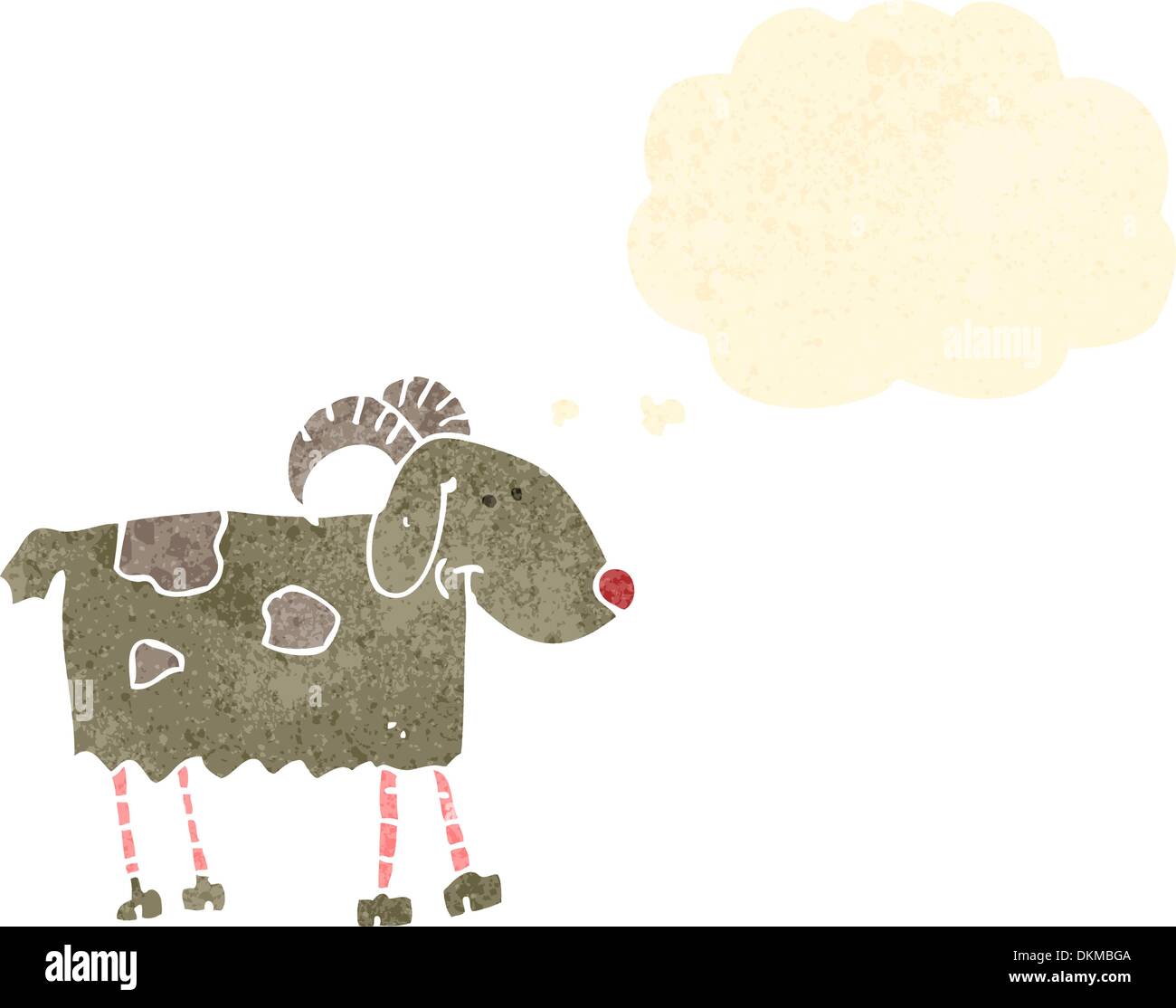 Retro cartoon with texture. Isolated on White Stock Vector Image & Art ...