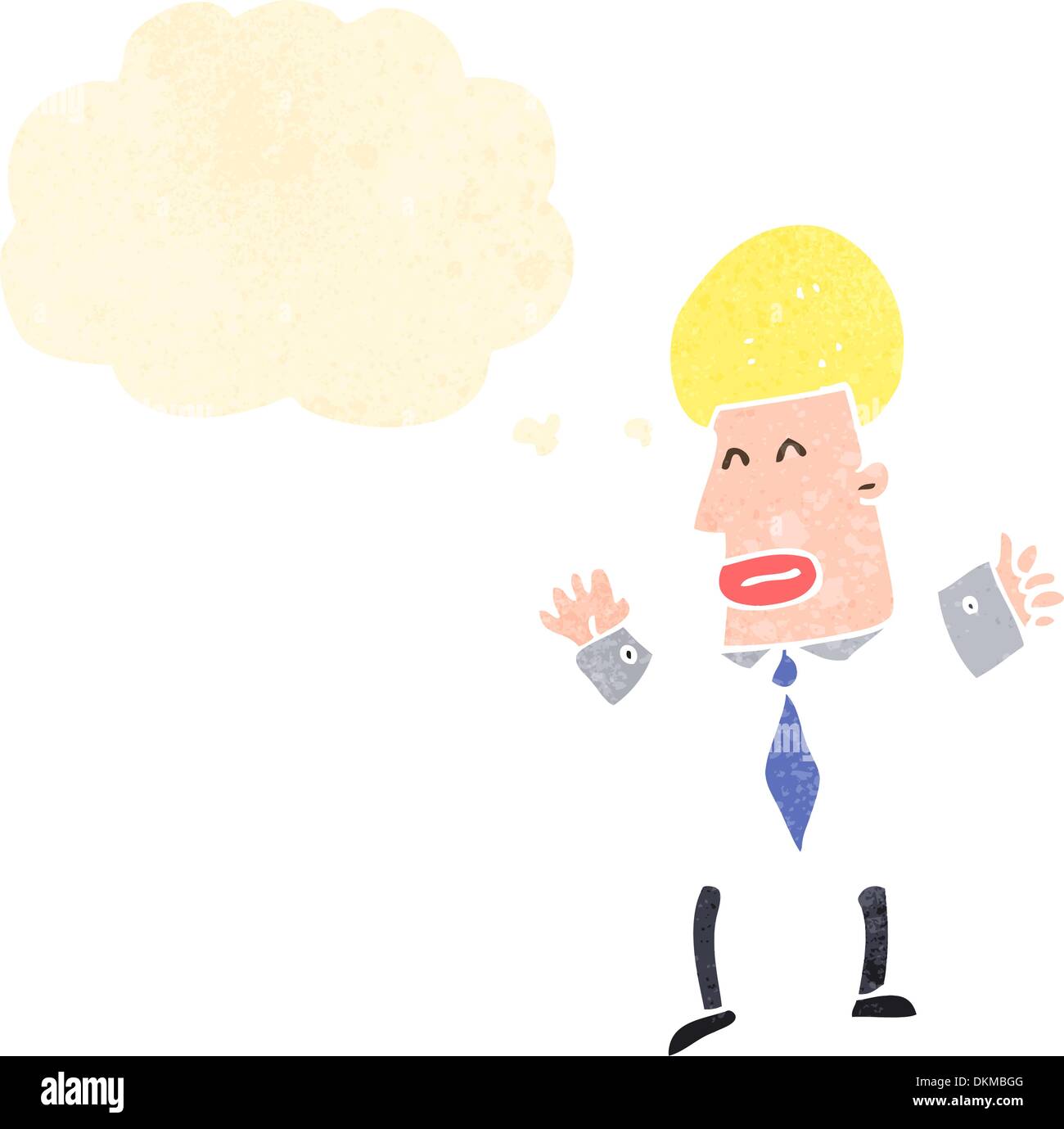 Retro cartoon with texture. Isolated on White Stock Vector Image & Art ...