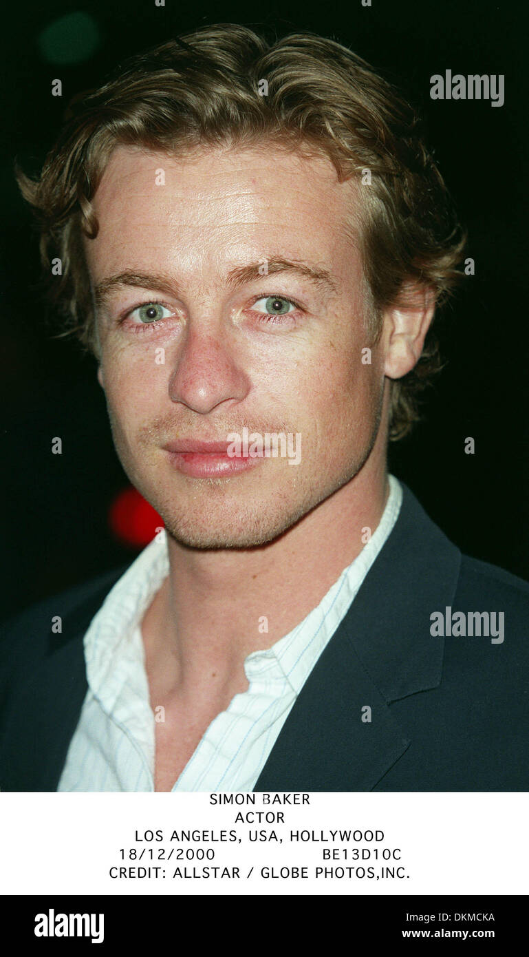 SIMON BAKER.ACTOR.LOS ANGELES, USA, HOLLYWOOD.18/12/2000.BE13D10C Stock ...