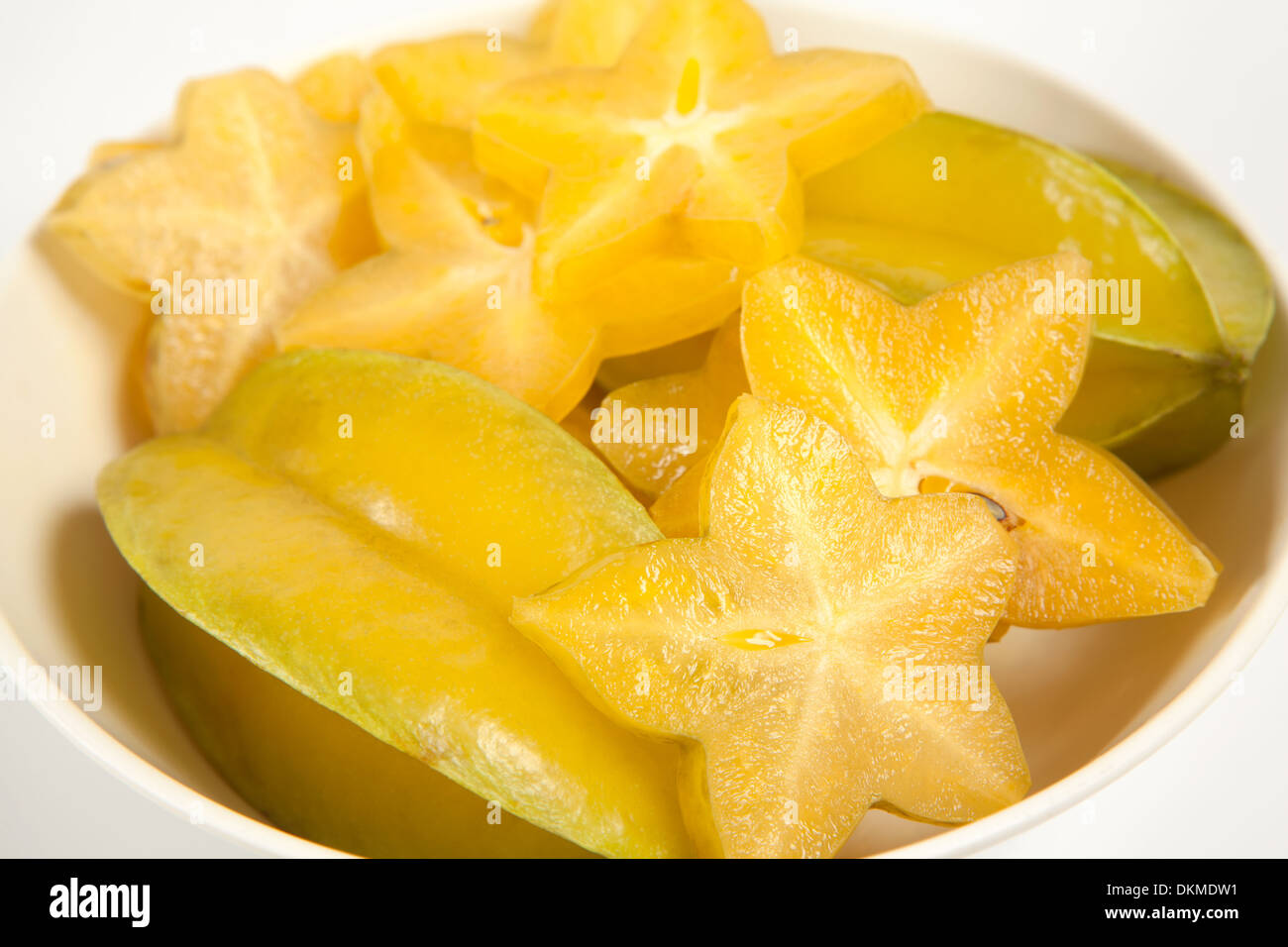 star fruit or Carambola on white background Stock Photo - Alamy