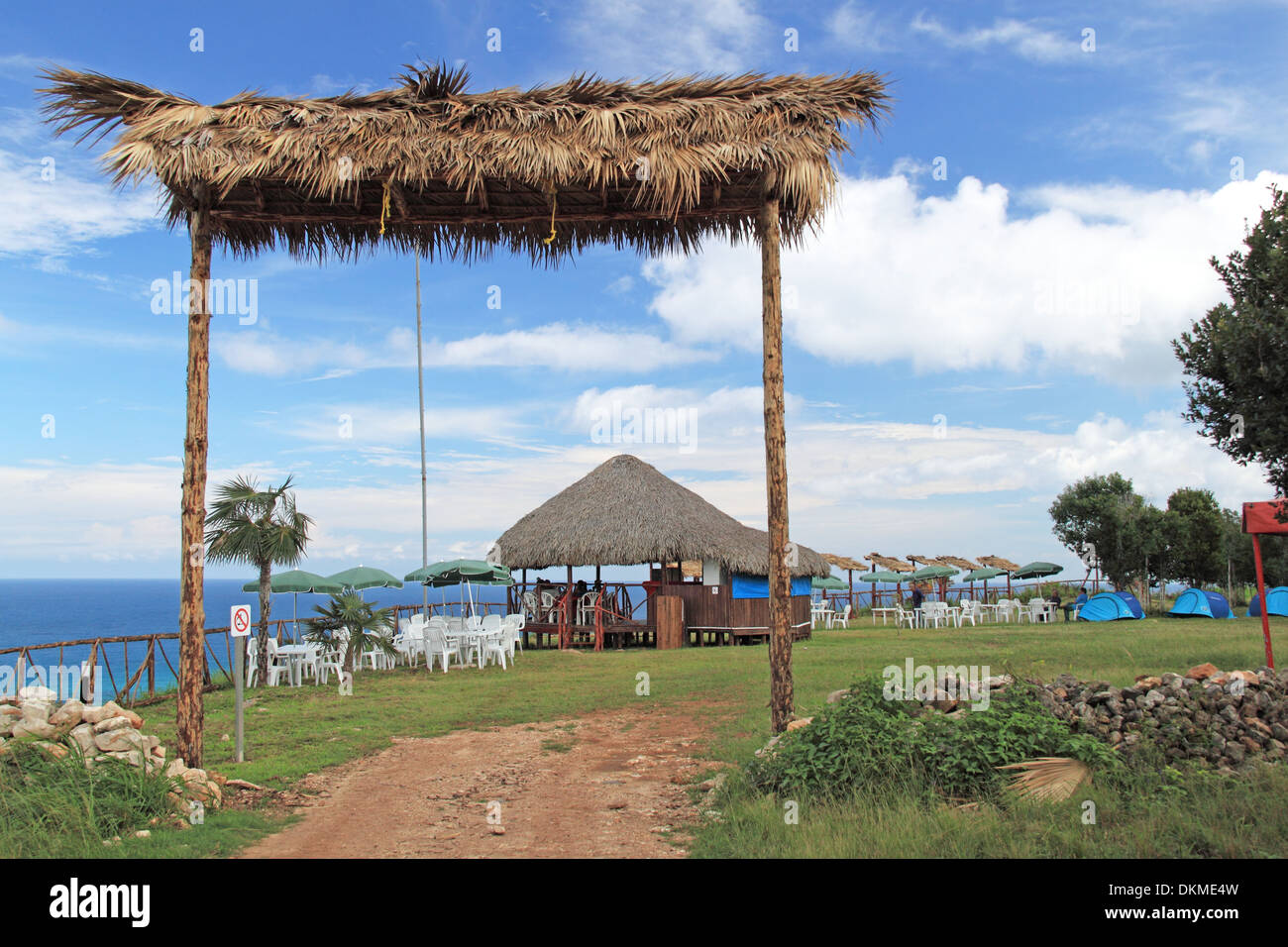 Mirador Amanecer overlooking Playa Jibacoa, Mayabeque province, Cuba ...