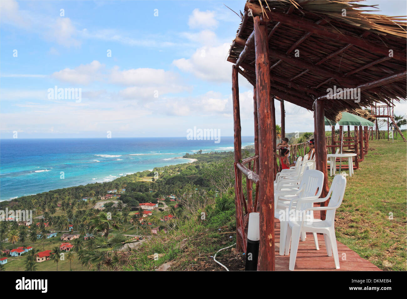 Mirador Amanecer overlooking Playa Jibacoa, Mayabeque province, Cuba ...