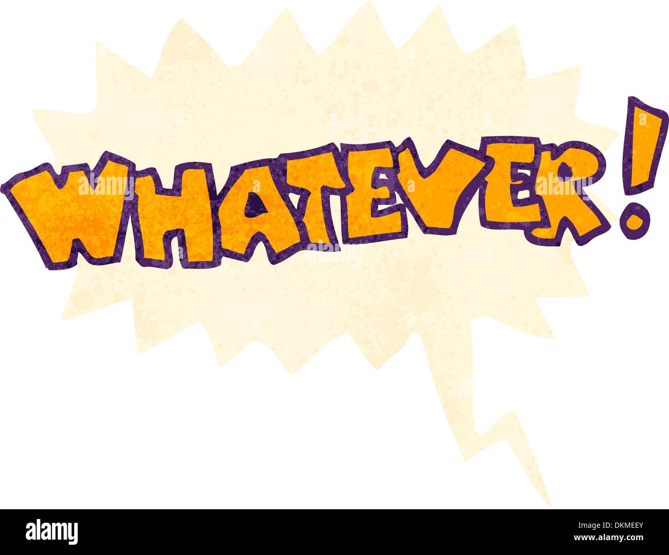 Whatever isolated text in hi-res stock photography and images - Alamy
