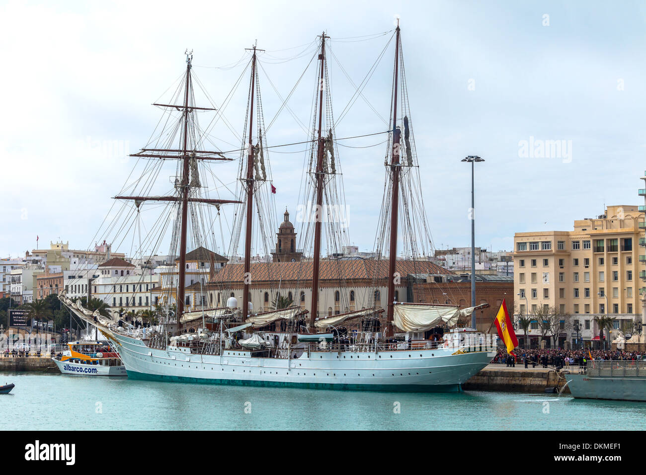 Spanish navy training ship juan hi-res stock photography and images - Alamy