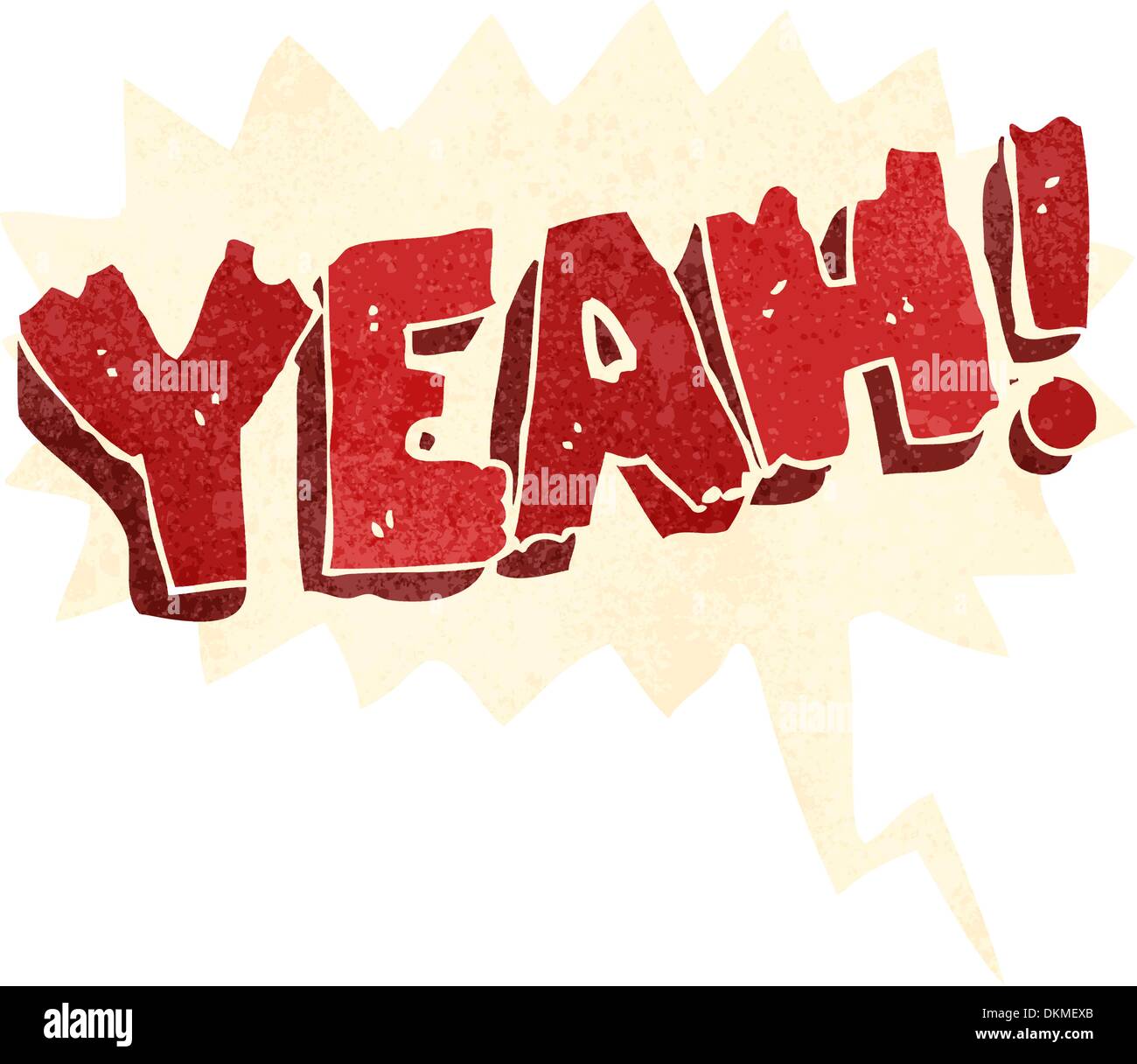 Cartoon yeah shout hi-res stock photography and images - Alamy