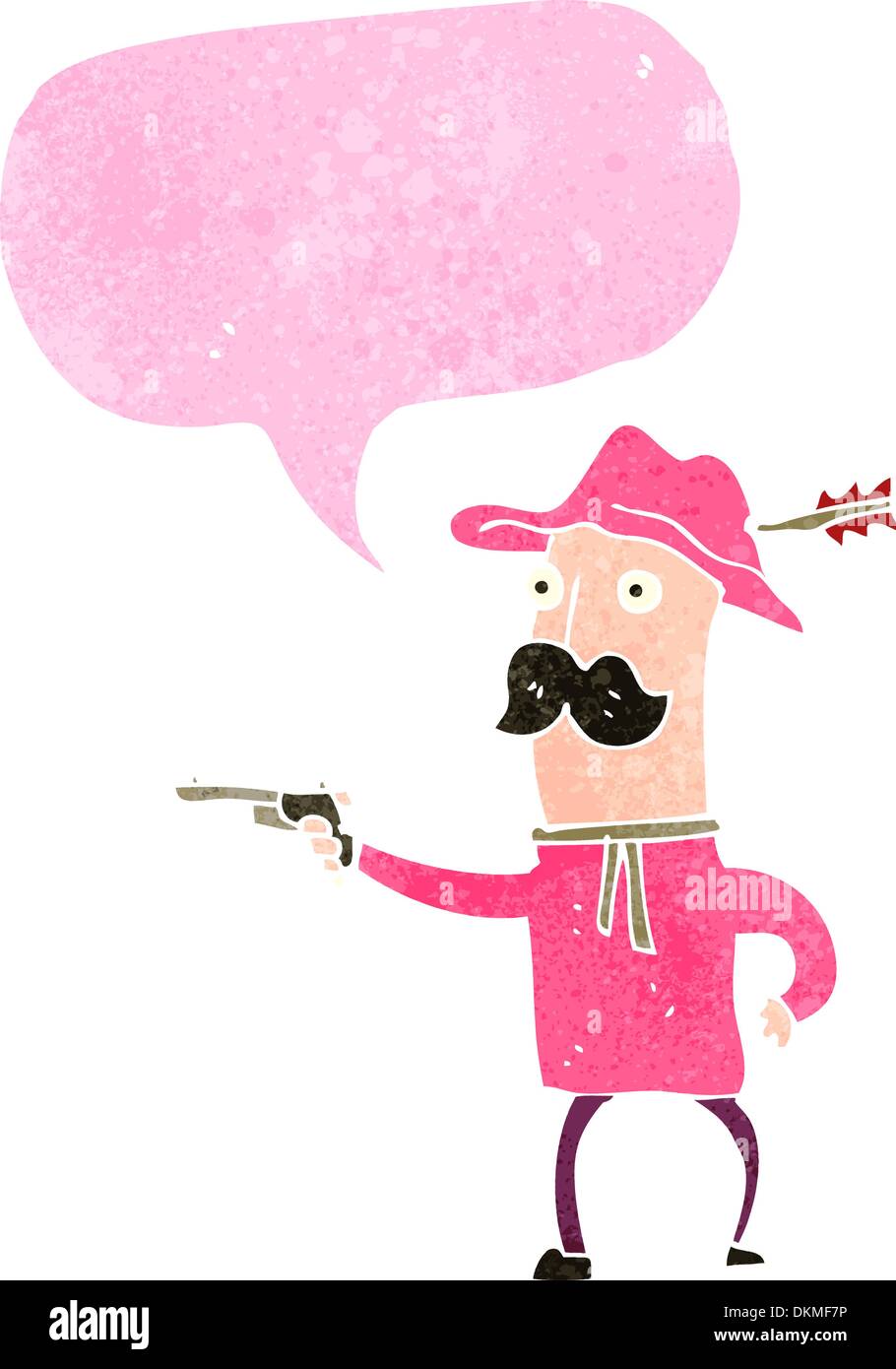 Cartoon cowboy pointing gun hi-res stock photography and images - Alamy