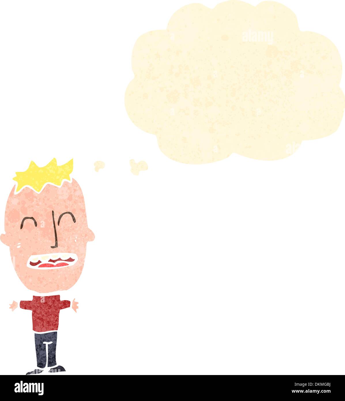 Retro cartoon with texture. Isolated on White Stock Vector Image & Art ...