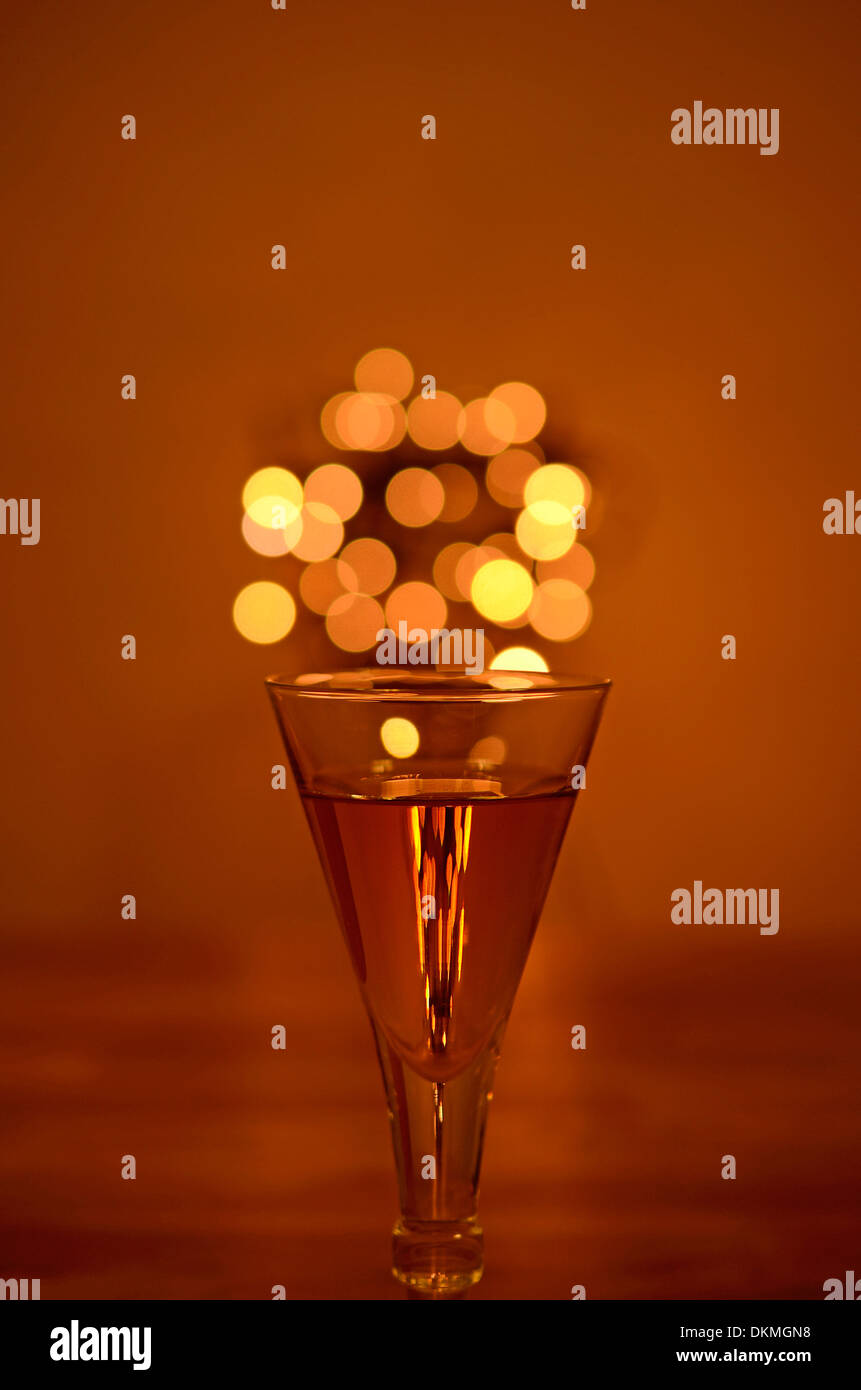 Drink with sparkling lights Stock Photo - Alamy