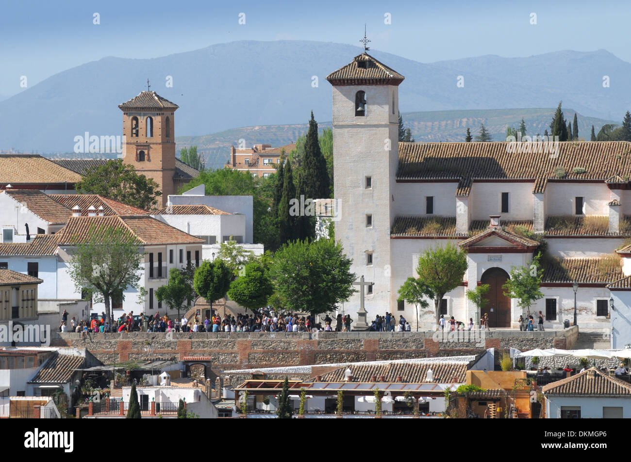 GRANADA, SPAIN - THE OLD TOWN SEEN FROM THE ALHAMBRA Stock Photo - Alamy