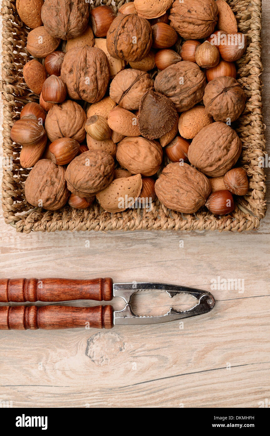 Mixed nuts a nutcracker hi-res stock photography and images - Alamy