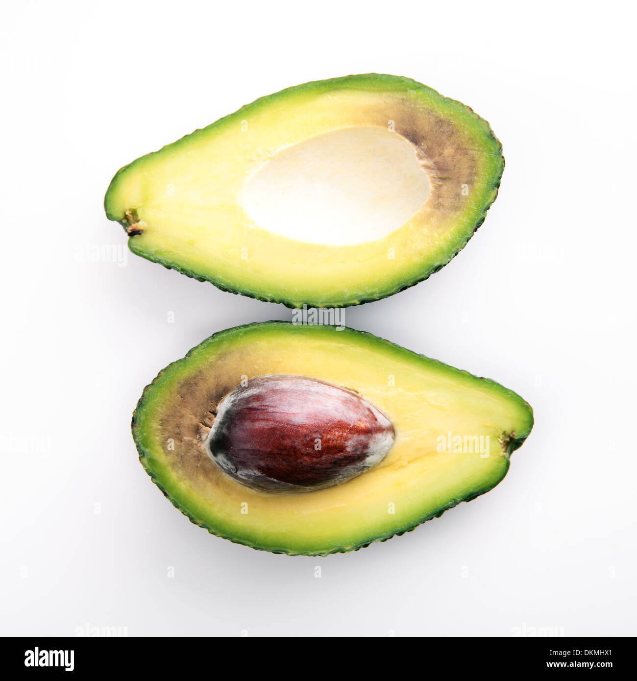 Avocado pear fruit healthy food half halves hi-res stock photography ...