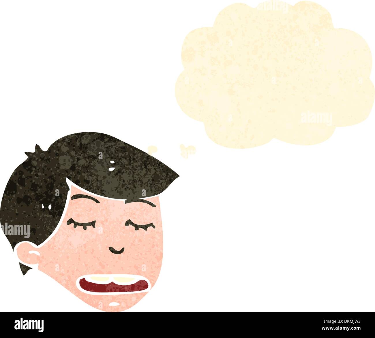 Retro cartoon with texture. Isolated on White Stock Vector Image & Art ...