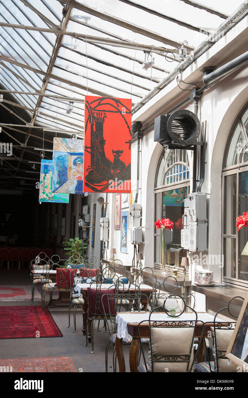 Galeria Freta Cafe Art Gallery, Nowe Miasto; Warsaw; Poland Stock Photo ...