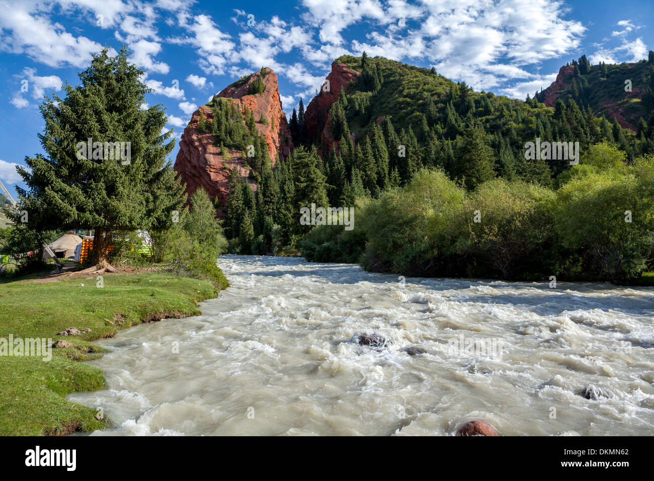 "Broken heart" rock formation in Kyrgyzstan Stock Photo - Alamy