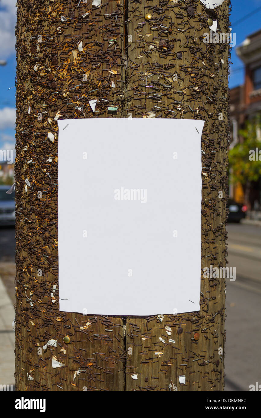 Blank poster hi-res stock photography and images - Alamy