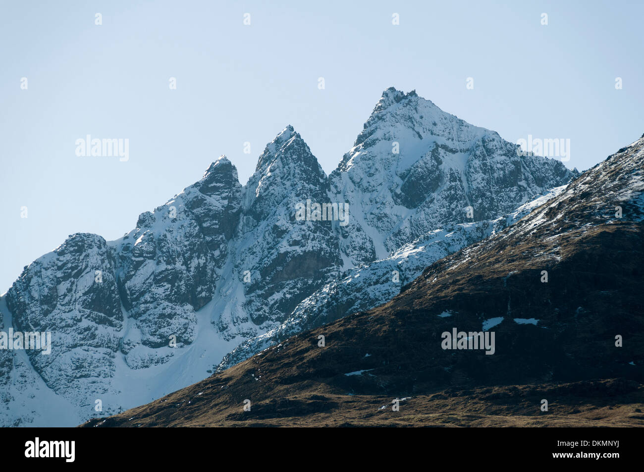 Sgurr nan Gillean and the Pinnacle Ridge, Cullin Mountains, near ...