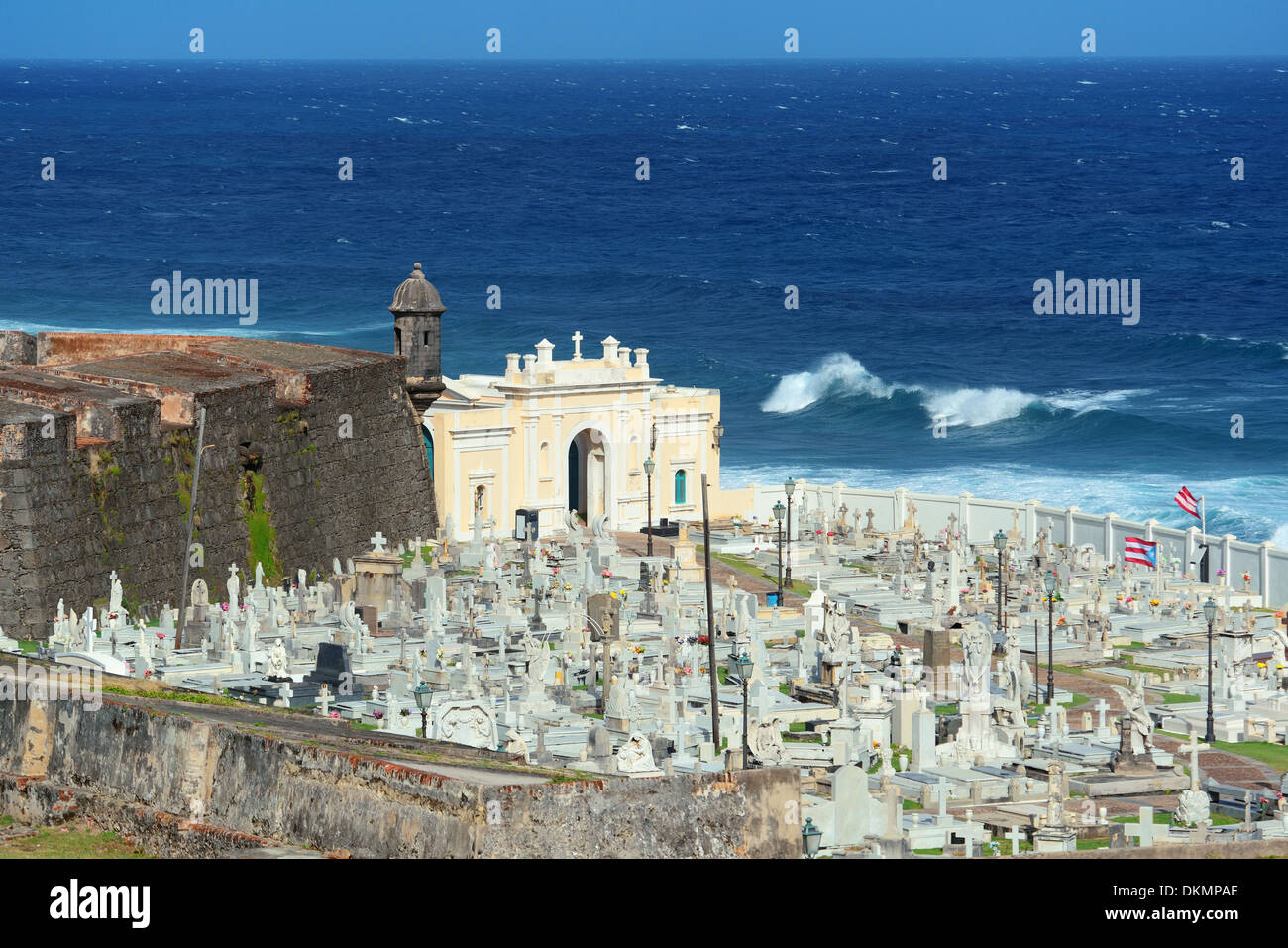 Cemetery in old San Juan, Puerto Rico Stock Photo - Alamy