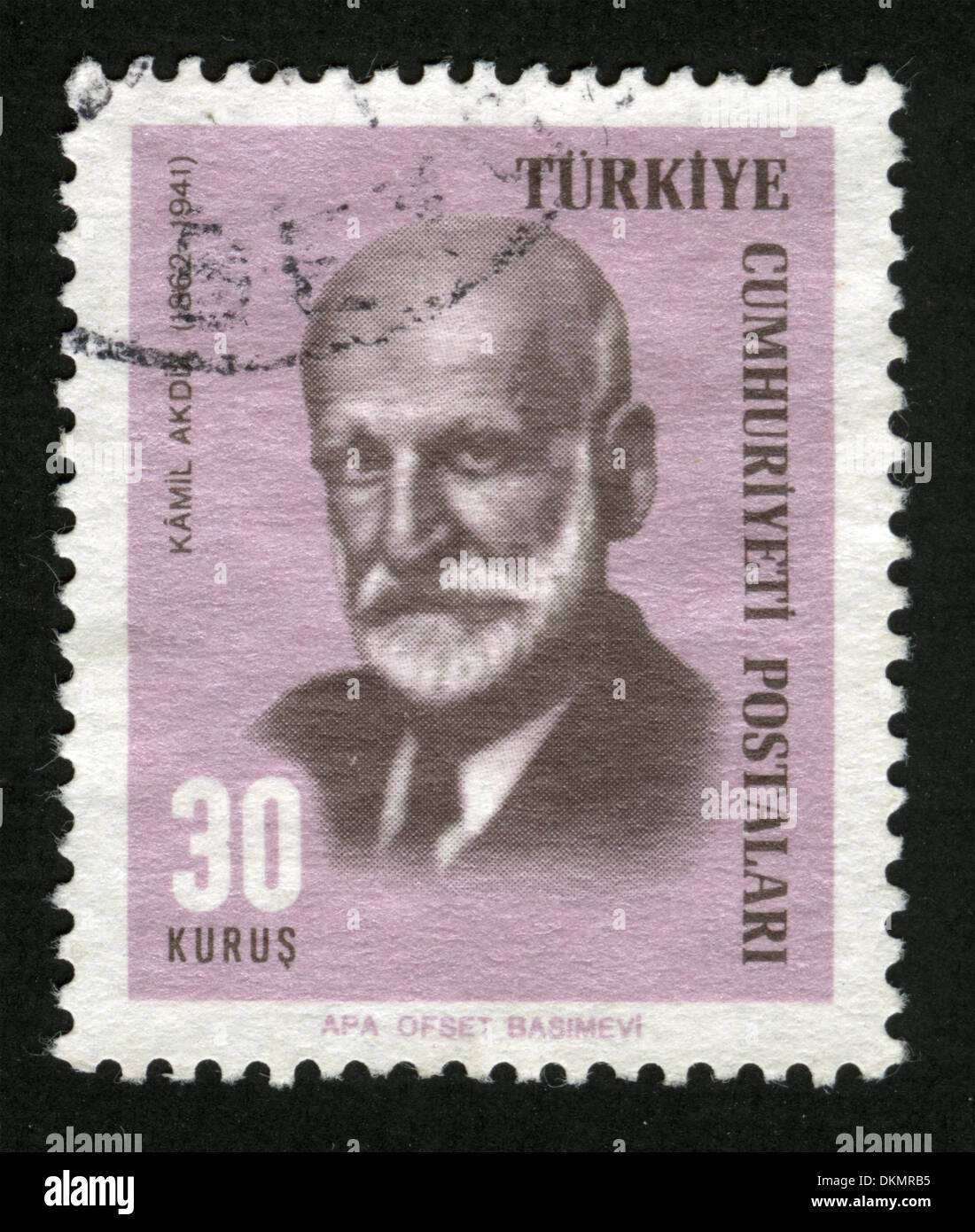 Stamp turkey post mark hi-res stock photography and images - Alamy