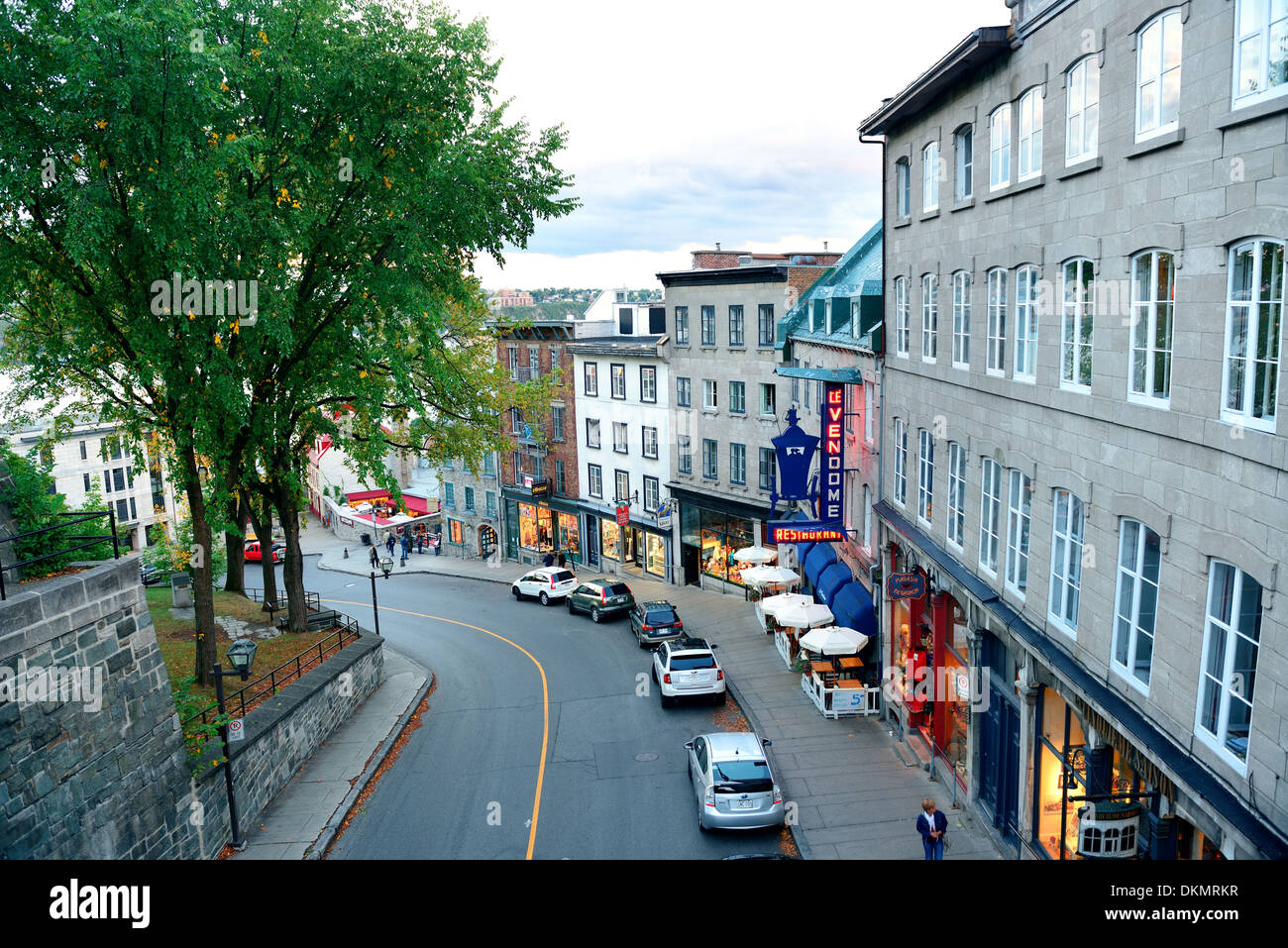Old street with traffic Stock Photo - Alamy