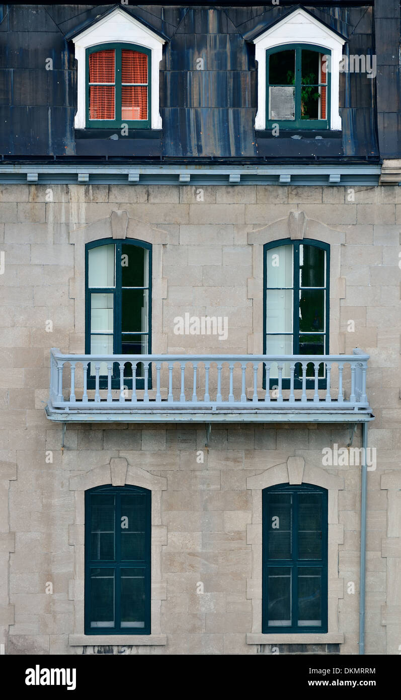 Ancient window of old building in Quebec City Stock Photo - Alamy